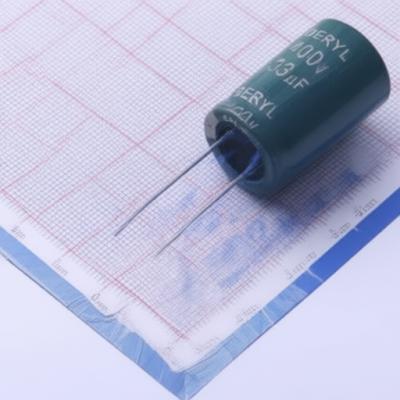 China BERYL Electronic Tech RD400M330LO16 25H 8A2C Miniature Aluminum Electrolytic Capacitors Rated 160 to 500 Volt DC for sale