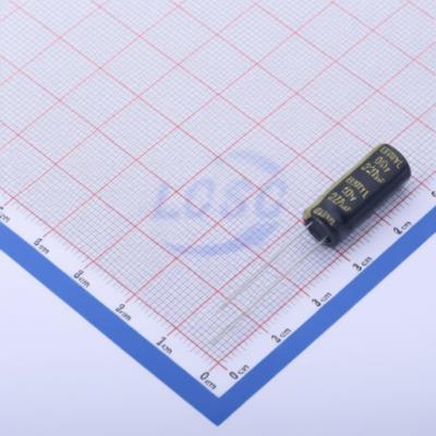 China Miniature Aluminum Electrolytic Capacitors with 20 Capacitance Tolerance BERYL Electronic Tech RG050M221LO8*20TA-1A1E for sale