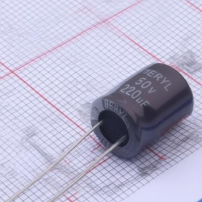 China Compact miniature aluminum electrolytic capacitor BERYL Electronic Tech RC050M221LO10*13TD-4A3C with performance for sale