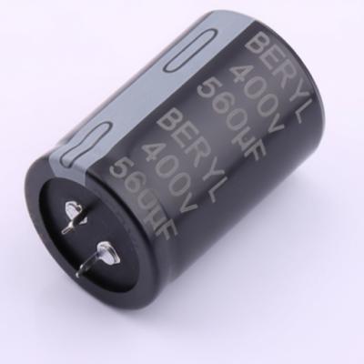 China Snap in Capacitor BERYL Electronic Tech KN400M561SI23550TA1B3Et 560uF 400V Aluminum Electrolytic Type for sale