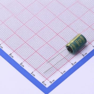 China Radial Aluminum Electrolytic Capacitors Featuring BERYL Electronic Tech RC025M331LO8*12TH-2A1Et for Electronics for sale