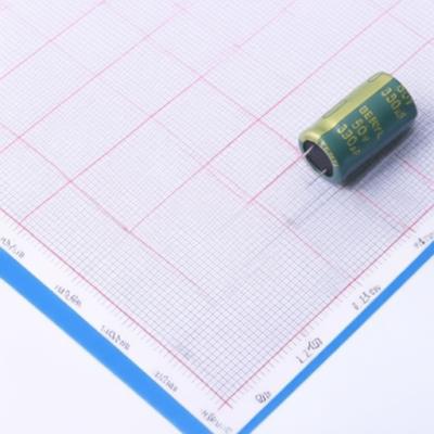 China 330uF 50V Radial Aluminum Electrolytic Capacitor BERYL Electronic Tech RC050M331LO10*16TH-2A1Et for Electronics for sale