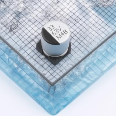 China Aluminum Electrolytic Capacitor Radial Type CapXon MV330M063E077ETR High Endurance Low Profile for sale
