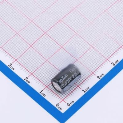 China Durable Electrolytic Capacitor CapXon KM221M035F115A Suitable for Industrial Electronic Applications for sale