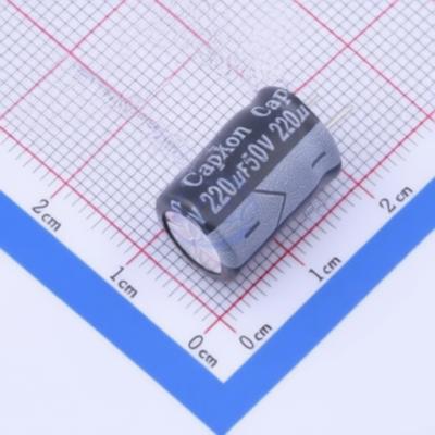 China aluminum electrolytic capacitor CapXon KF221M050G160ECA with wide temperature range and low leakage current for sale