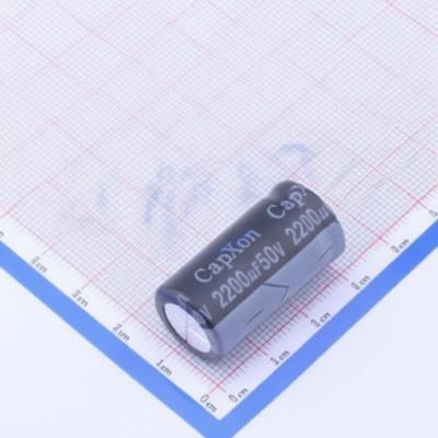 China Radial Lead Aluminum Capacitor CapXon KF222M050J315A 2200uF 50 Volt Electrolytic Capacitor for Industrial for sale