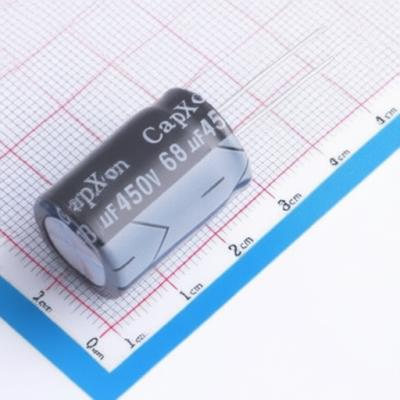 China Durable Electrolytic Capacitor CapXon KM680M450K250A Suitable for Industrial Electronic Applications for sale