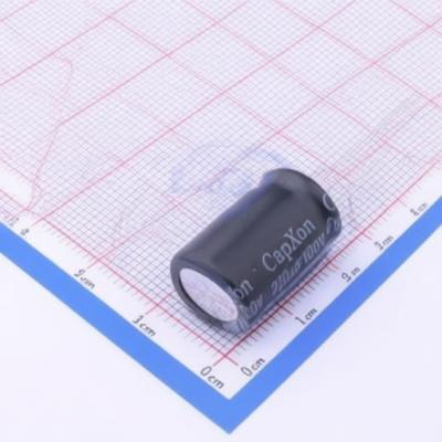 China 100uF 200V Electrolytic Capacitor Radial Leaded CapXon KF221M100I200A for Electronic Power Supply Systems for sale