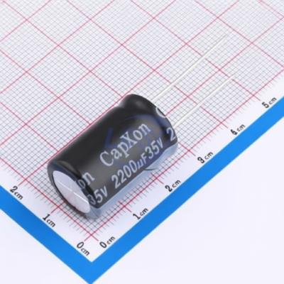 China Durable Electrolytic Capacitor CapXon KM222M035J250A Suitable for Industrial Electronic Applications for sale