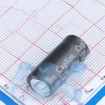 China aluminum electrolytic capacitor CapXon KF222M035I250A with stable capacitance and low leakage current for sale