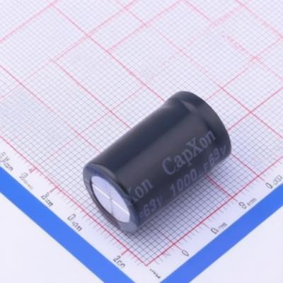 China Radial 177 KF Series Capacitors with CapXon KF102M063J250A Low Impedance and RoHS Compliant Features for sale