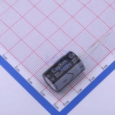 China Durable CapXon KM220M400I200A capacitor offering stable ripple current handling and safety vent design for sale