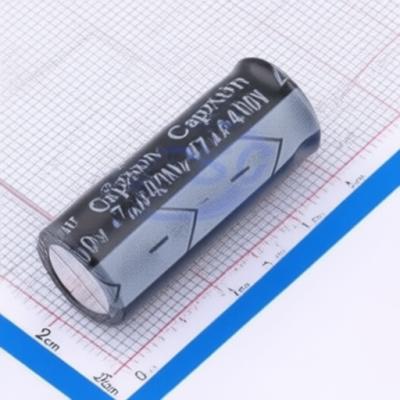 China Durable CapXon KM470M400I300A Capacitor Featuring Safety Vent Design RoHS Compliant for Industrial Applications for sale