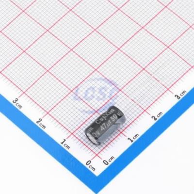 China 470uF 50 Volt Electrolytic Capacitor Radial Lead CapXon KM470M050E110A Electronic Component for sale