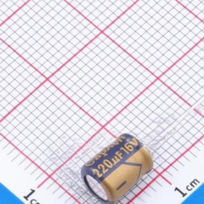 China Durable Aluminum Electrolytic Capacitor CapXon SY221M016E070A for Industrial Electronic Applications for sale