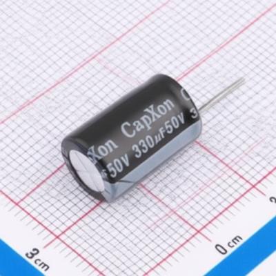 China 50V 160UF Electrolytic Capacitor CapXon KM331M050G160A Radial Leaded Suitable For Electronic Circuits for sale