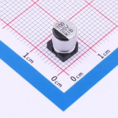 China Automotive Aluminum Electrolytic Capacitor CapXon RV101M025E077ETR SMD Type High Voltage Durable for sale