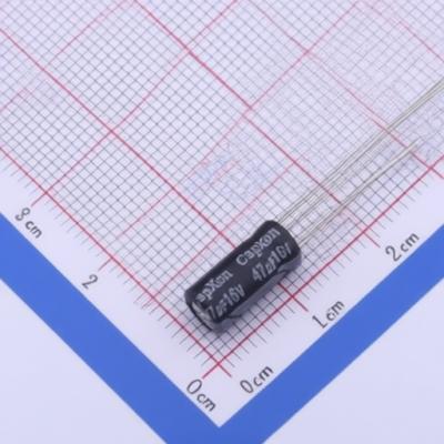 China Through Hole Technology Aluminum Electrolytic Capacitor CapXon KF470M016C110A for Stable Operation for sale