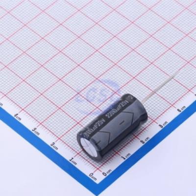 China Standard Aluminum Electrolytic Capacitor CapXon KM222M025I250A with THT Mounting and Wide Voltage Range for sale