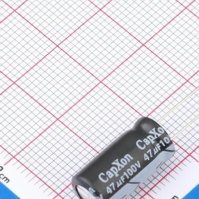 China Aluminum electrolytic capacitor CapXon KF470M100F160A 47F 100V with stable electrical characteristics for sale