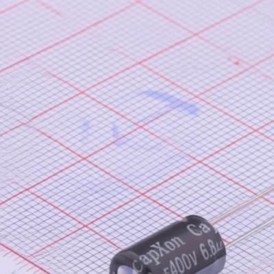 China Aluminum Electrolytic Capacitor CapXon KM6R8M400F115A with Wide Temperature Range and RoHS Compliance for sale