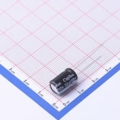 China Electrolytic Capacitor CapXon KF220M100F115A RoHS Compliant Low Impedance for Industrial Applications for sale