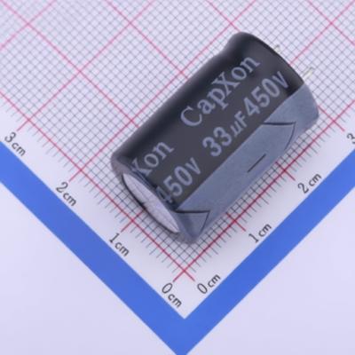 China Radial Lead Electrolytic Capacitor CapXon KF330M450J250ECAB 330 Microfarad 450 Volt Rating for sale