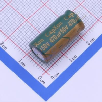 China Durable CapXon GF471M050G200ECA Electrolytic Capacitor Suitable for Industrial Applications for sale