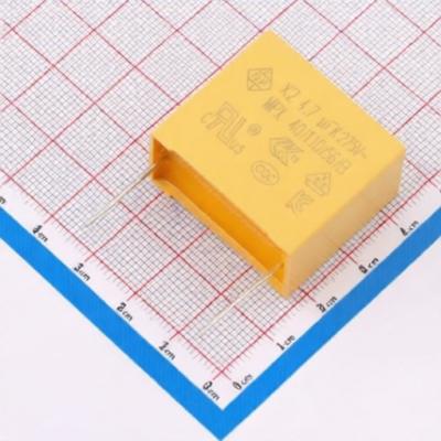 China capacitor with CHAMPION SMQP475K275XF13B28150 featuring metallized polypropylene film and 275V AC rating for sale