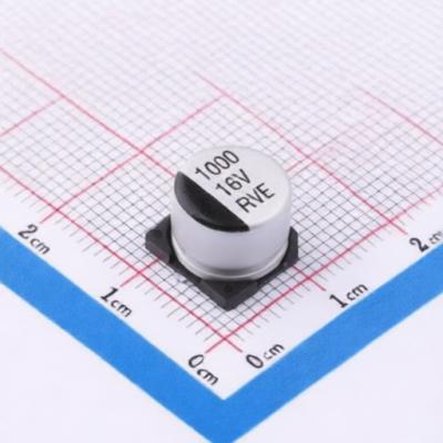 China Aluminum electrolytic capacitor V chip series ChengTao RVE1C102M1010ZY for electronic applications for sale