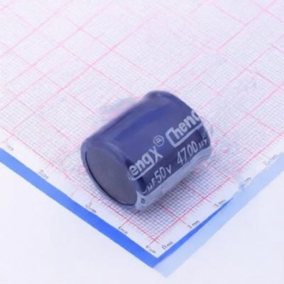 China purple body aluminum electrolytic capacitor 4700uf 50v Chengx GR478M050O25RR0VZ2FPD with pvc sleeve for sale