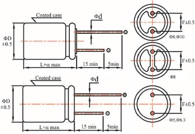 China Durable Conductive Polymer Aluminum Solid Capacitor Chinsan UGP1A681MNN0811U with Stable Performance for sale