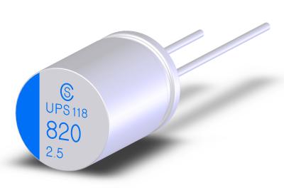 China Conductive Polymer Aluminum Capacitor Chinsan UPS0J561MNN0808U with High Ripple Current and Endurance for sale