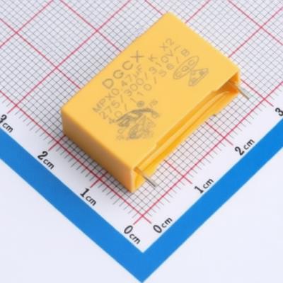 China Flame retardant metallized polypropylene film capacitor DGCX MX2474KQ3E30YB2000R for EMI suppression for sale
