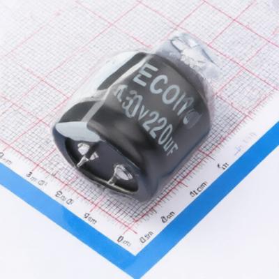 China Long life aluminum electrolytic capacitor Econd 220UF450V30x25CP with RoHS certification compliance for sale