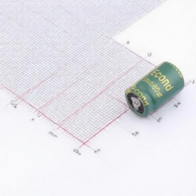 China Electrolytic Capacitor Econd 680uF50V13x20GF Designed for LED Lighting Motherboards and Power Supply for sale