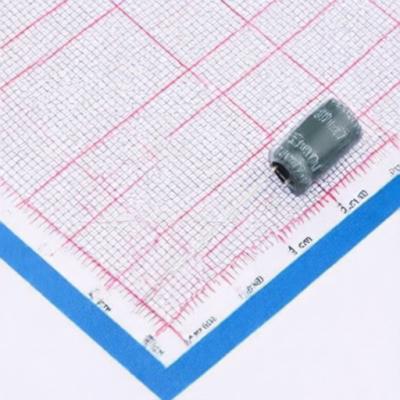China Electrolytic Capacitor 47uF 50V 6.3x12mm Long Lead PET Sleeve Econd GF470M050E120B000 RoHS Compliant for sale