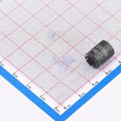 China High Voltage Econd 4.7uF400V10x12KM Capacitor Designed for Communication Equipment and Power Supplies for sale