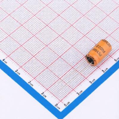 China Aluminum electrolytic capacitor Econd 6.8uF400V8x14FS with 6.8uF capacitance and 400V voltage rating for sale