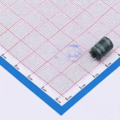 China 680uF 10V Aluminum Capacitor Econd 680UF10VF120GF Electrolytic Green Sleeve Compact 8x12mm Component for sale