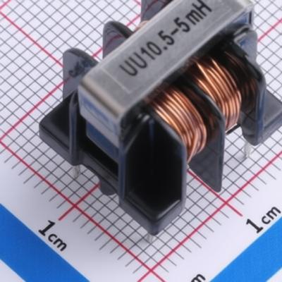 China Compact FH UU10.5-5mH line filter with phenol bobbin and ferrite core providing noise reduction in power lines for sale