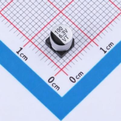 China electronic capacitor FOLLON EFVH6R3ADA101M0554-VT aluminum electrolytic type for temperature and voltage stability for sale