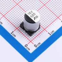 China Electronic components with resistance coding and coding rule table Honor Elec GVM1C681M0810 series for sale