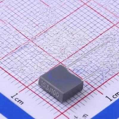 China 0.015uF Polyester Film Capacitor Jimson MEB153J100D01 100VDC Rated Voltage for Coupling and Filtering for sale