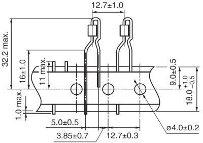 China Nickel Zinc Ferrite Core DC Line Filter KEMET B 03 R Through Hole Type for Signal Line Noise Reduction for sale