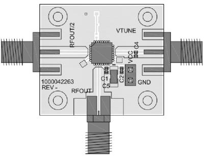 China Broadband VCO MACOM MAOC-113100-TR0500 with frequency range 12.5 to 13.7 GHz and low phase noise for sale