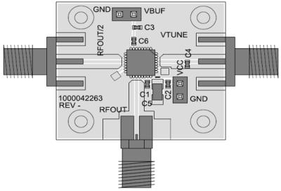 China Broadband VCO MACOM MAOC-011701-TR0500 featuring 5 millimeter 32 lead PQFN package and InGaP HBT technology for sale