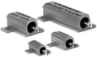 China High stability Ohmite 825F7R5 resistor with solder coated terminals and chassis mounting capability for sale
