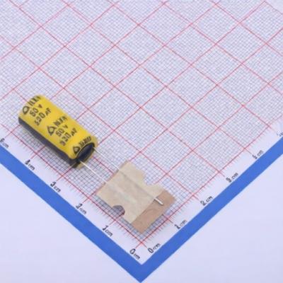 China Durable aluminum electrolytic capacitor SAMYOUNG NXH50V330M10*20 5.0TP suitable for dc applications and performance for sale