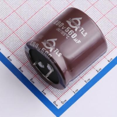 China Durable Aluminum Electrolytic Capacitor SAMYOUNG TLS 400V 560UF 35*35 Suitable for DC Applications for sale